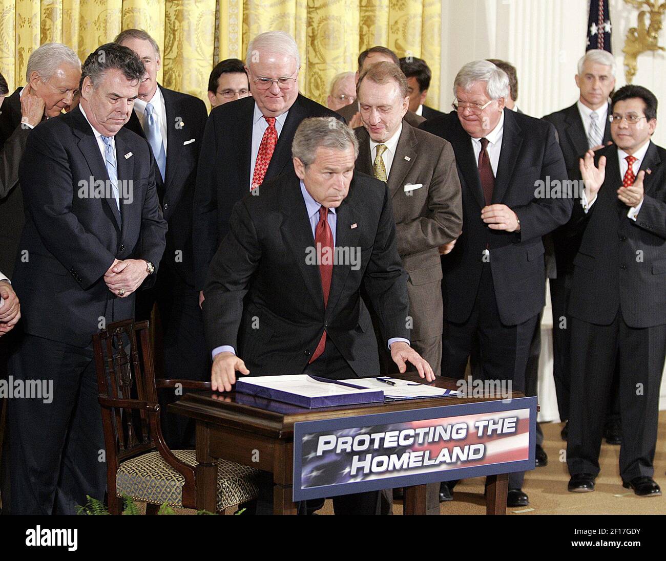 President Bush signs a renewal of the USA Patriot Act, Thursday, March ...
