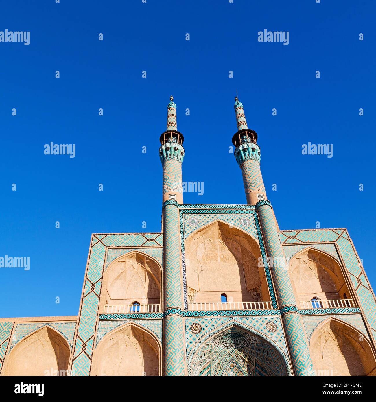 In iran the old mosque Stock Photo - Alamy