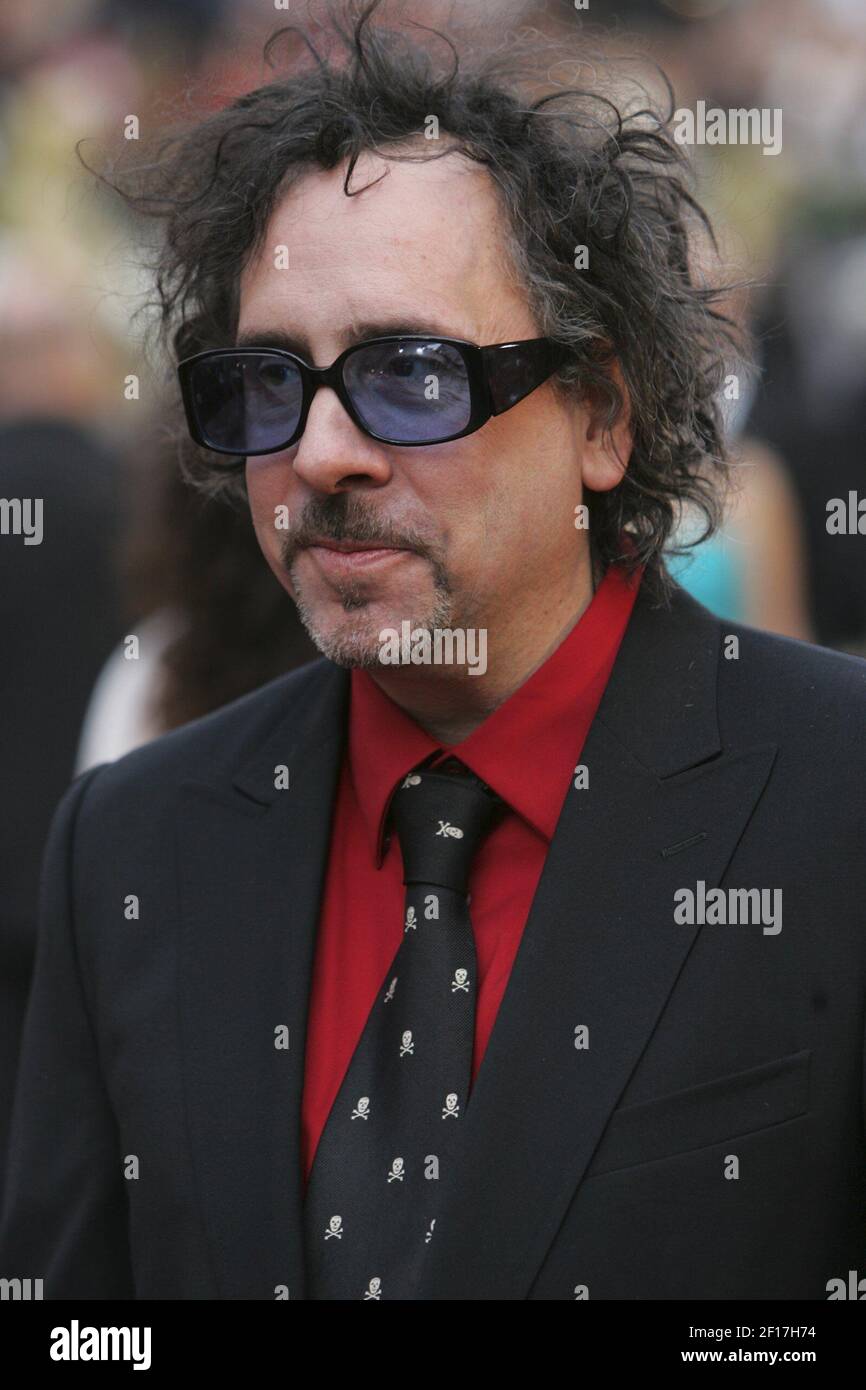 Director Tim Burton, nominated for the best animated feature film for ...