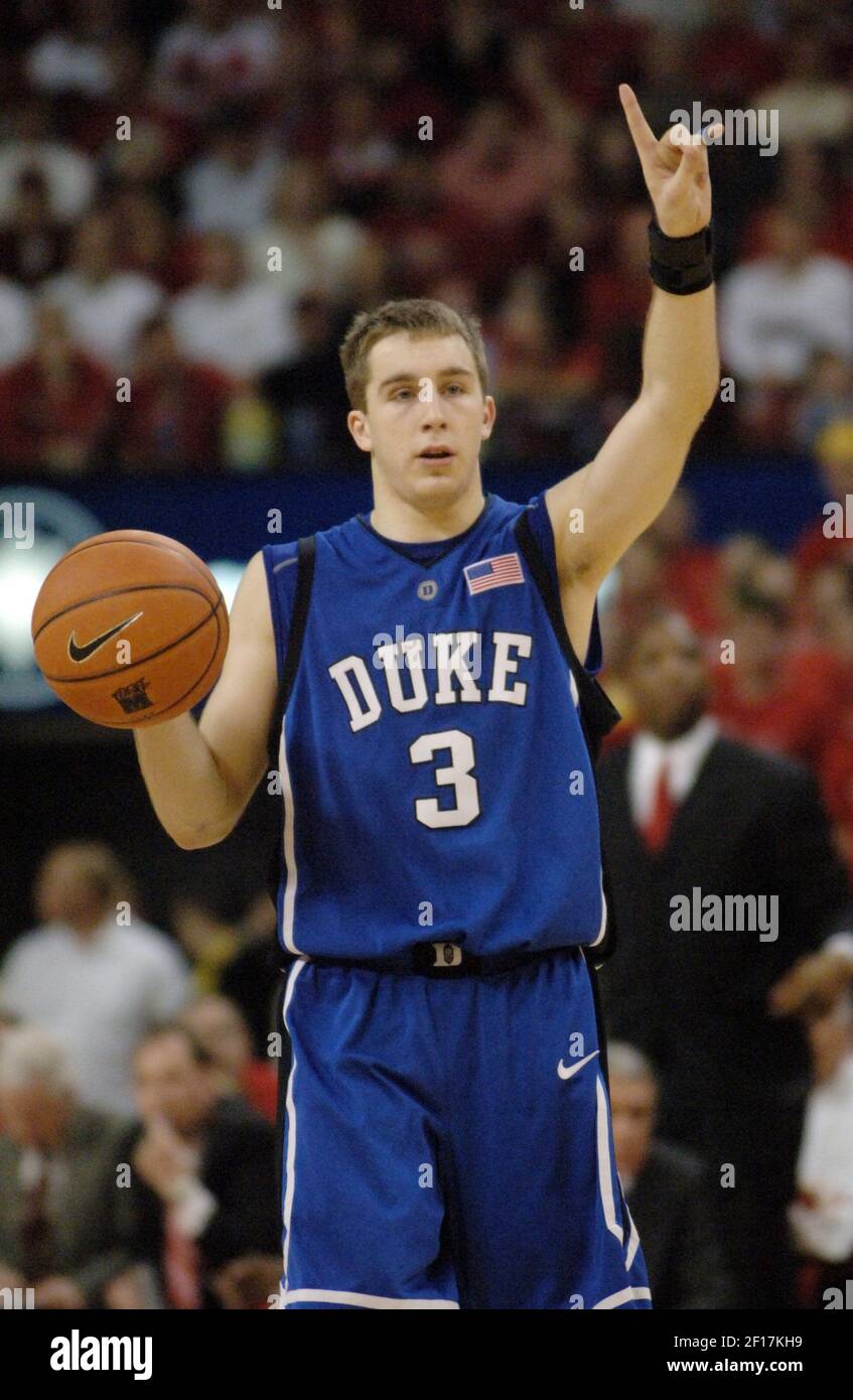 The Duke Blue Devils' Greg Paulus is shown in a game against the ...