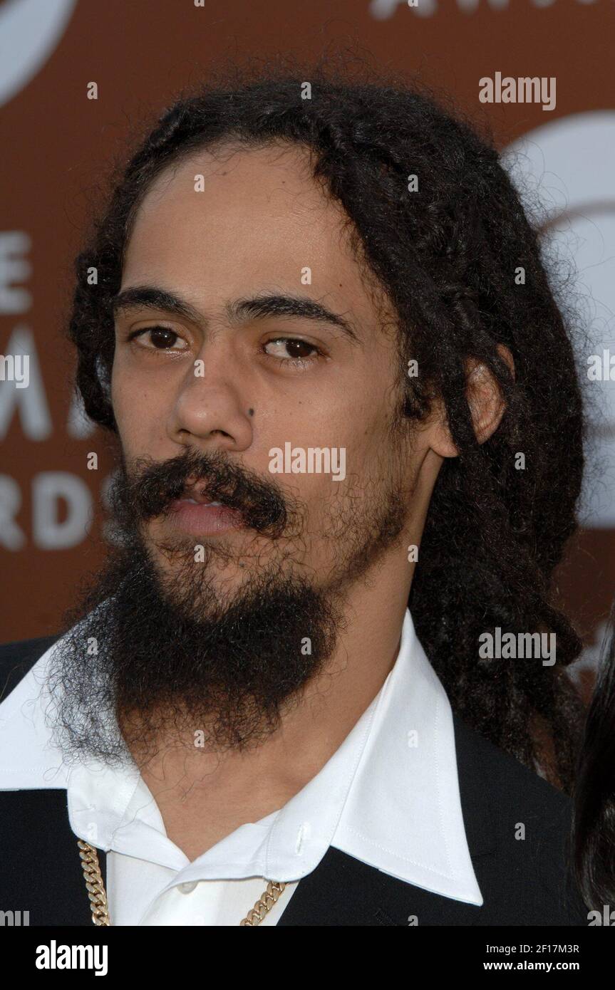 Damian Marley arrives at the 48th Annual Grammy Awards at the Staples ...