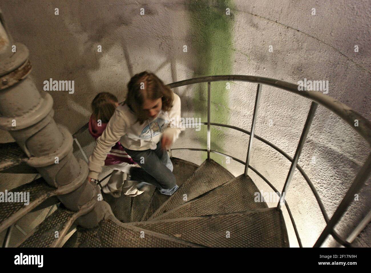 A climb of 164 steps winds up the Astoria Column to view the Columbia ...