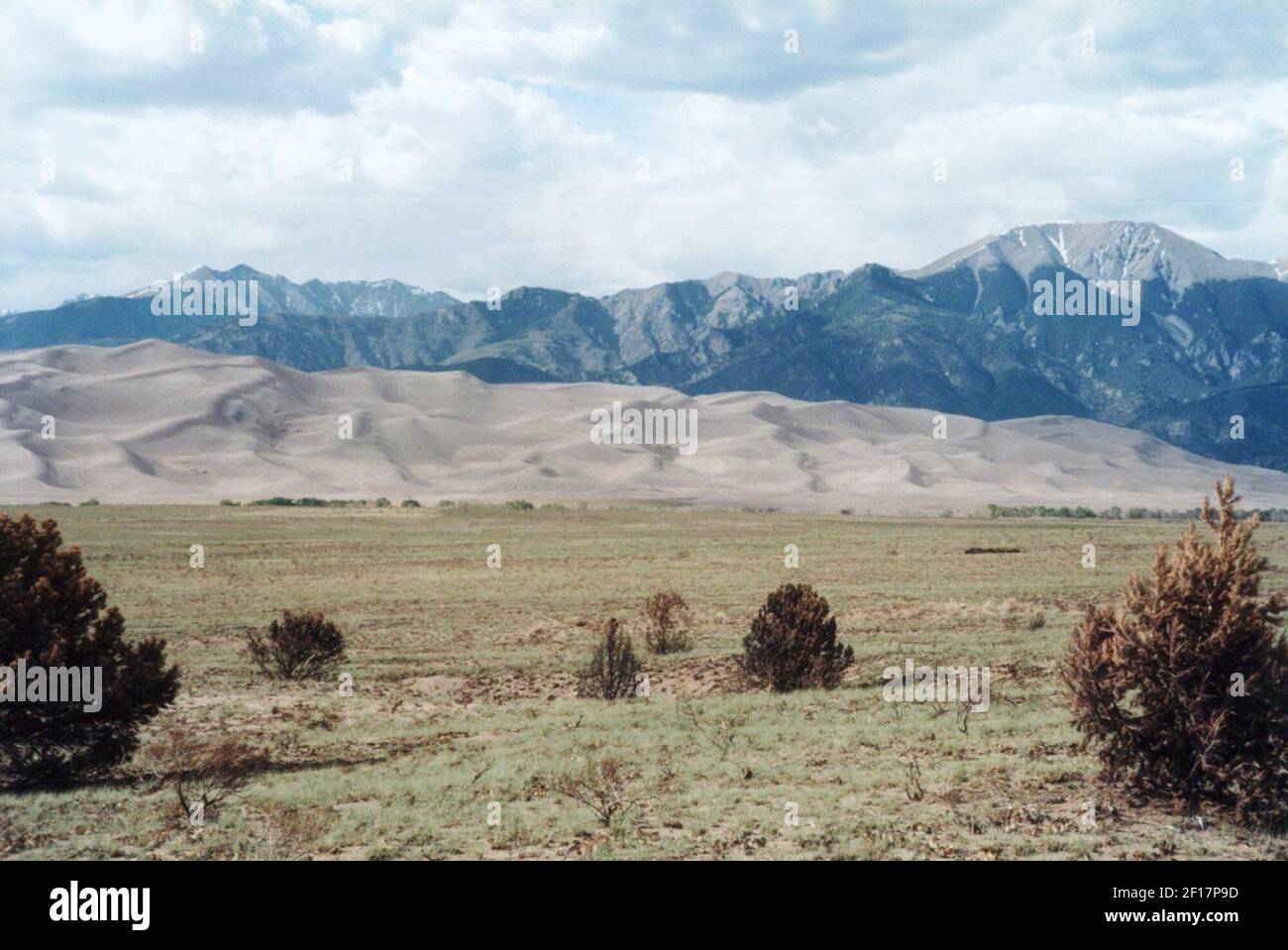 Great Sand Dunes National Park and Preserve near Alamosa, Colorado, the ...