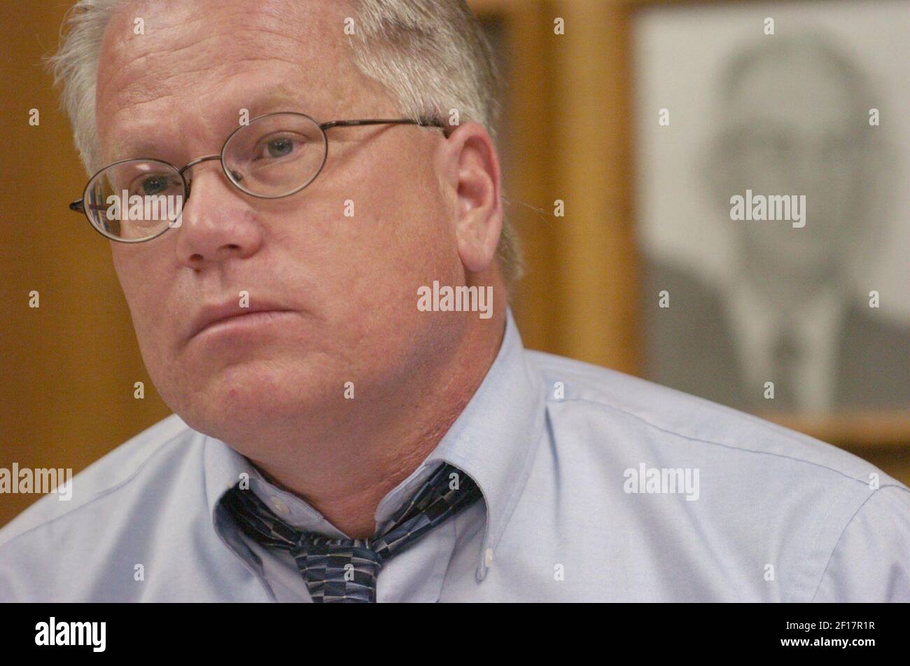 Mayor Paul Ferris presides over the city council meeting, March 14 ...
