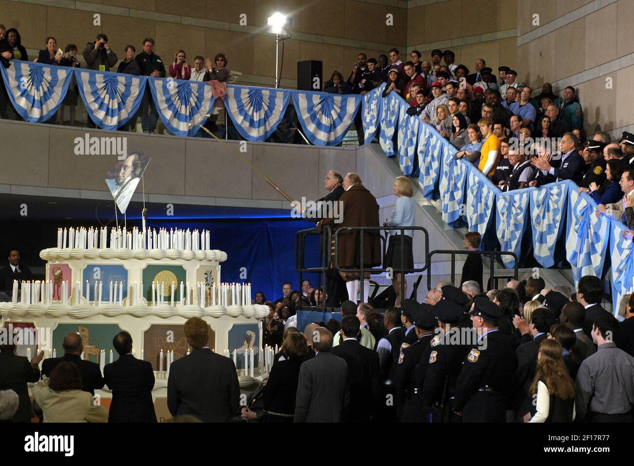 Accompanied by his wife Midge Rendell and Ralph Archbold portraying the ...