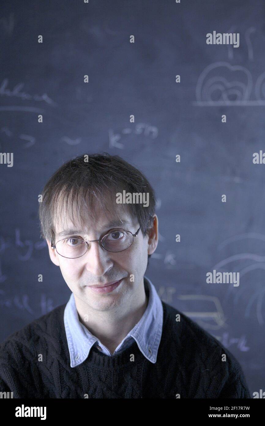 Nigel Goldenfeld, a physicist at the University of Illinois, poses for ...
