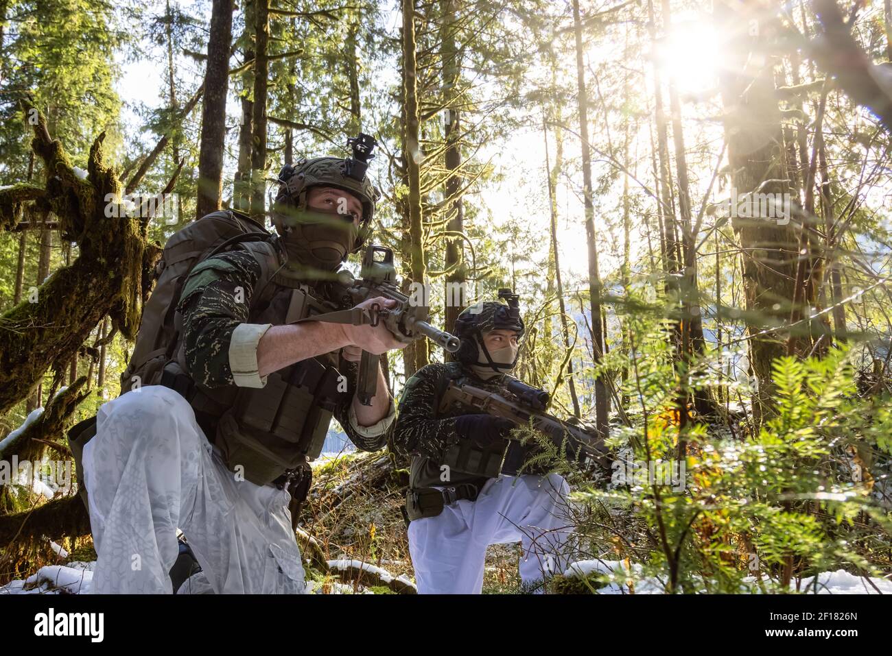 Army Man wearing Tactical Uniform Stock Photo - Alamy