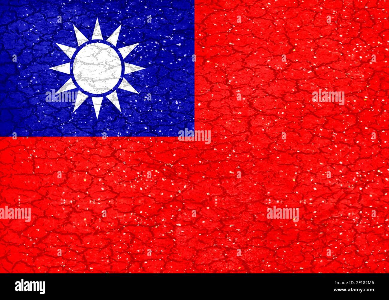 Old taiwan flag hi-res stock photography and images - Alamy
