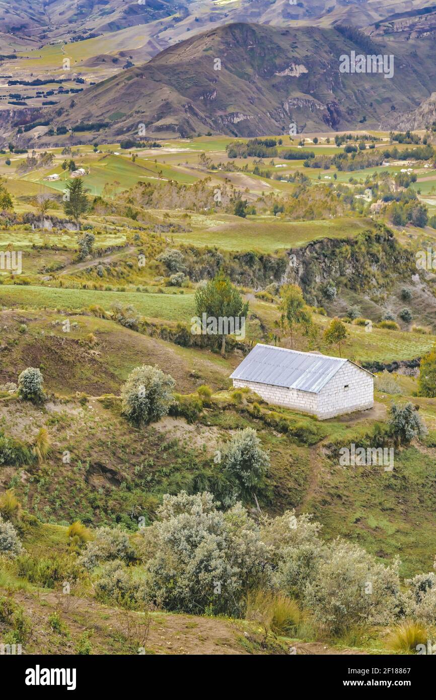 Andean Rural Scene Quilotoa, Ecuador Stock Photo - Alamy