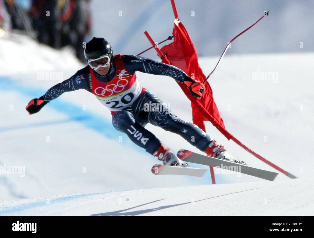 Daron Rahlves of the United states competes in the the men's downhill ...