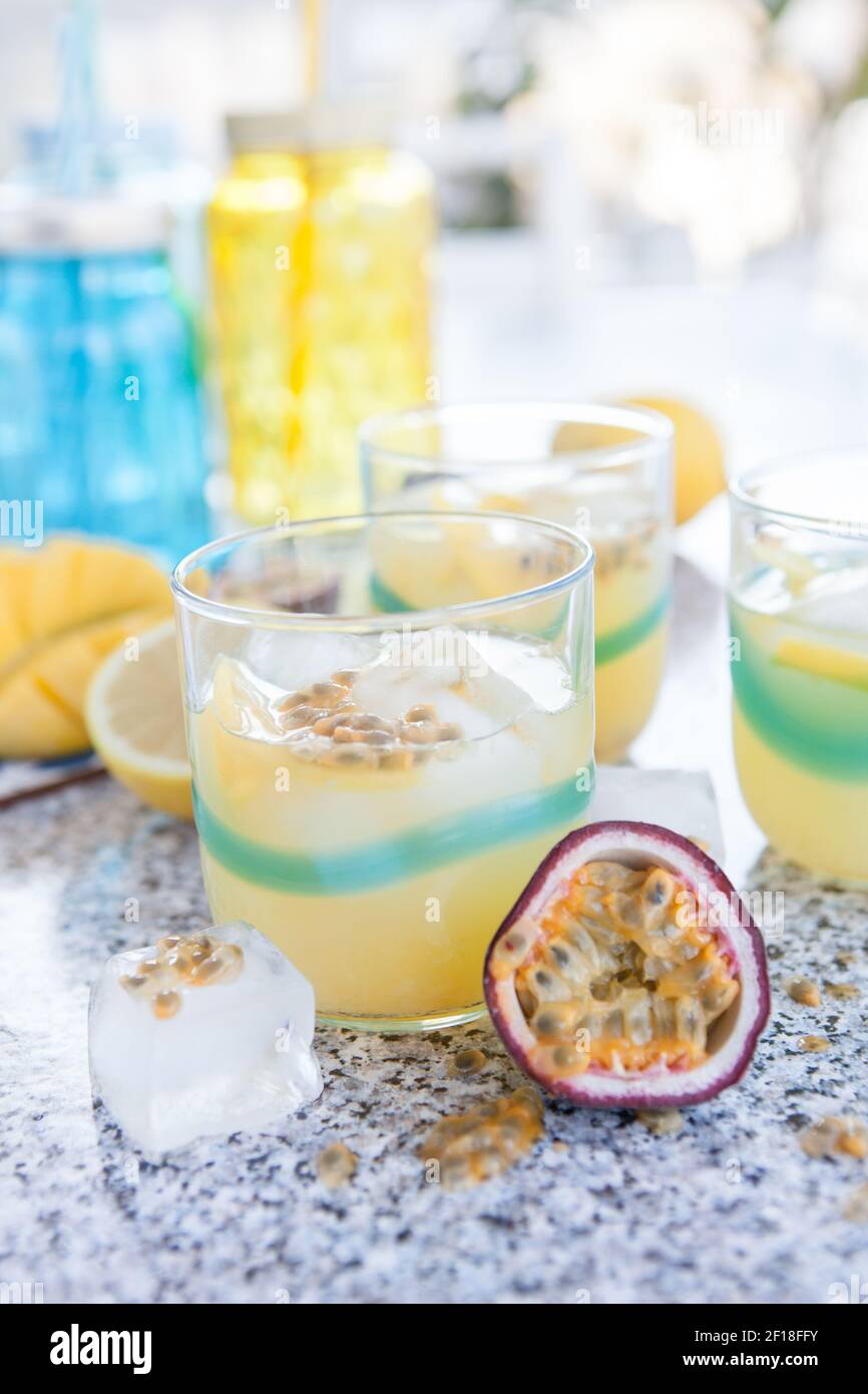 Mango passion fruit ice hi-res stock photography and images - Alamy