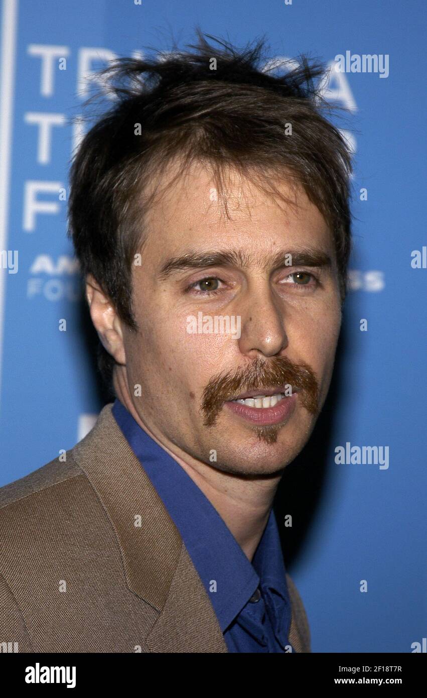 Actor Sam Rockwell attends the opening night of The Tribeca Thater ...