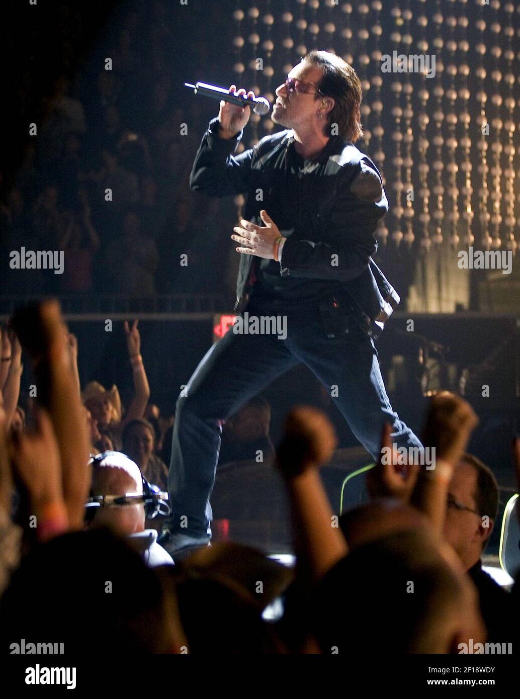 FOR USE WITH ENTERTAINMENT STORIES RELATED TO: U2 KRT PHOTOGRAPH BY ...