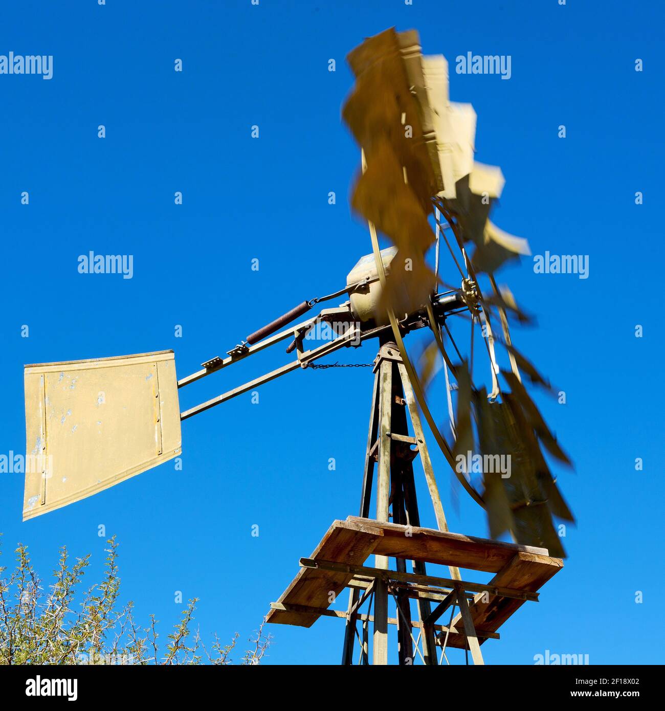 In the national park windmill turbine technology Stock Photo - Alamy