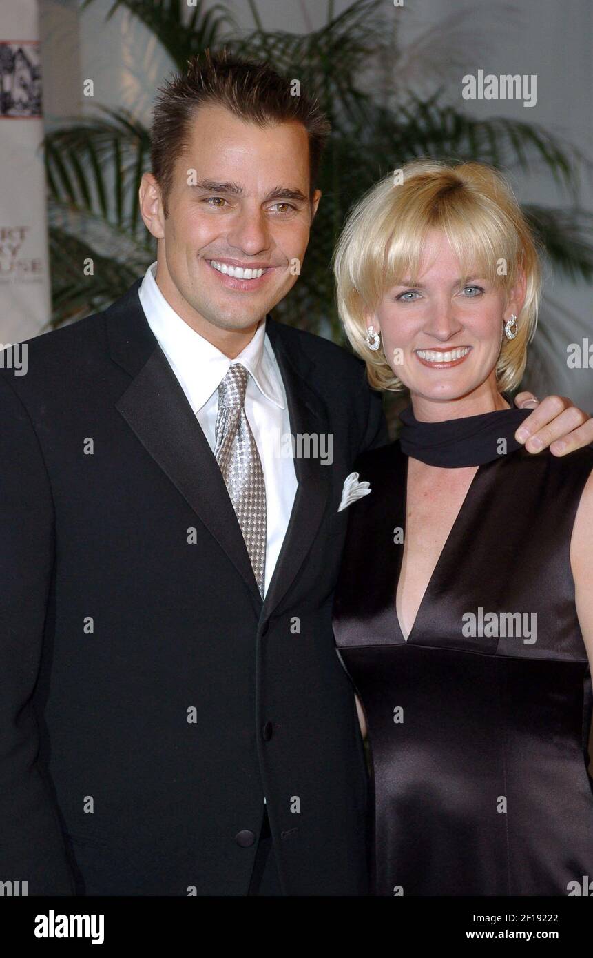 Bill Rancic and Carolyn Kepcher from The Apprentice pose together as ...