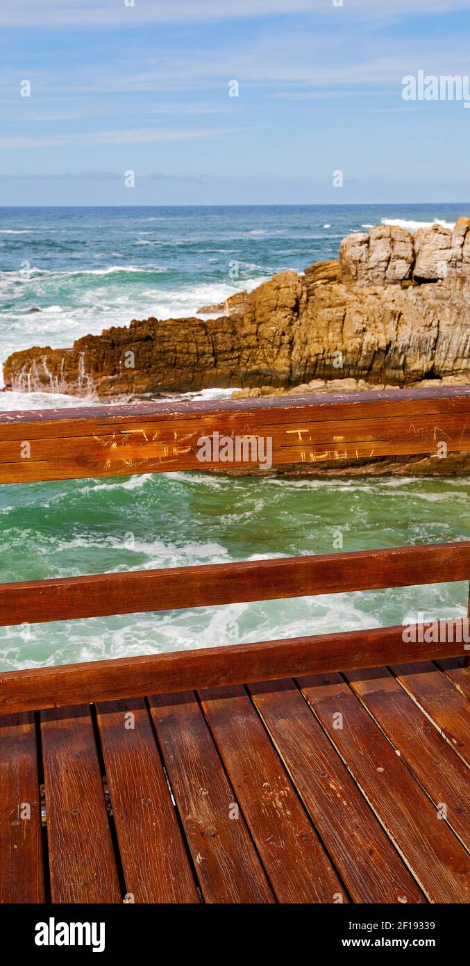 In south africa sky ocean reserve Stock Photo - Alamy