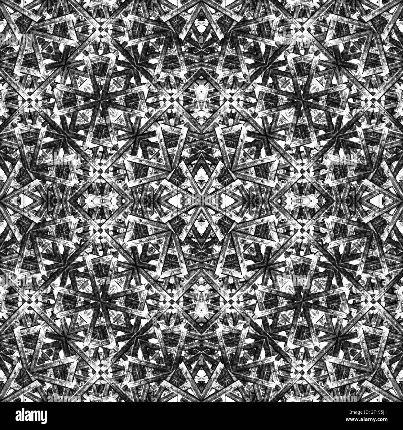 Geometric decorated Black and White Stock Photos & Images - Alamy