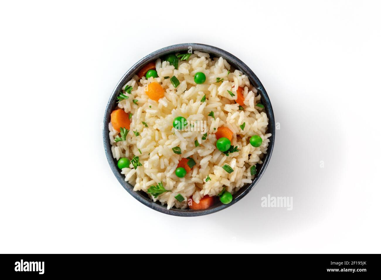 Basmati rice dish on table Cut Out Stock Images & Pictures - Alamy
