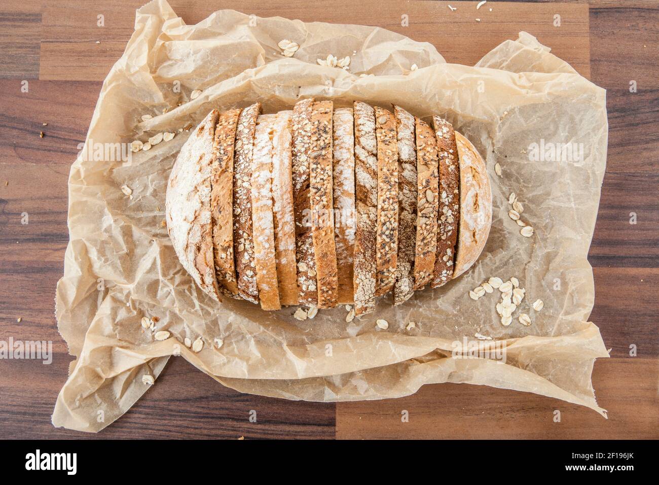 Different types of bread sliced Stock Photo - Alamy