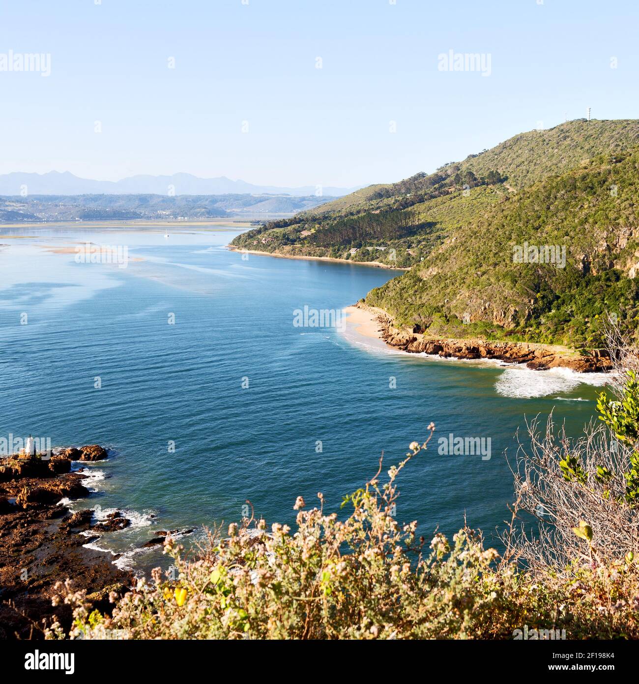 In south africa sky ocean Stock Photo - Alamy