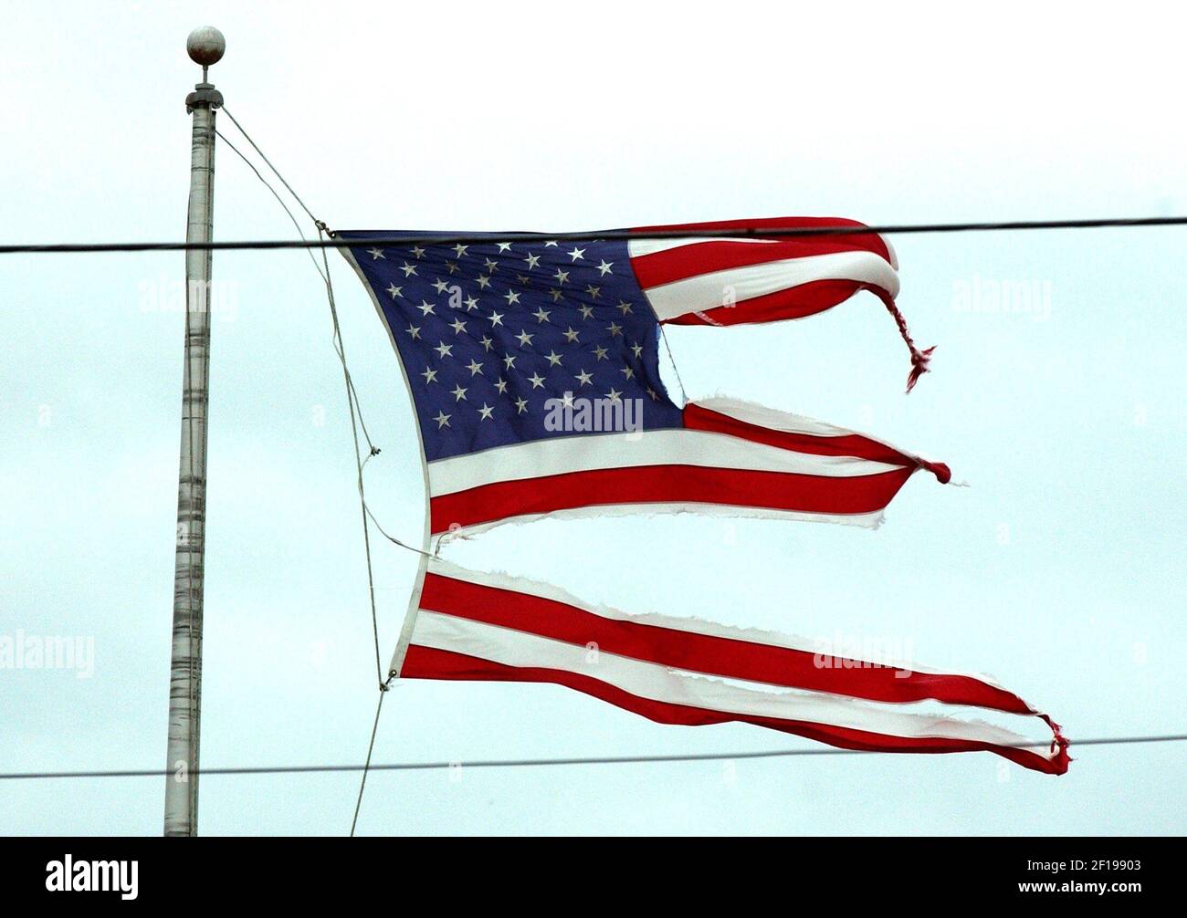 Shredded american flag hi-res stock photography and images - Alamy