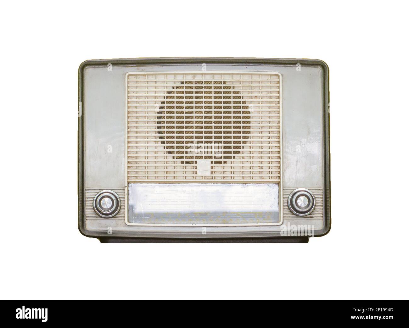 Front View Old Radio Isolated Stock Photo - Alamy