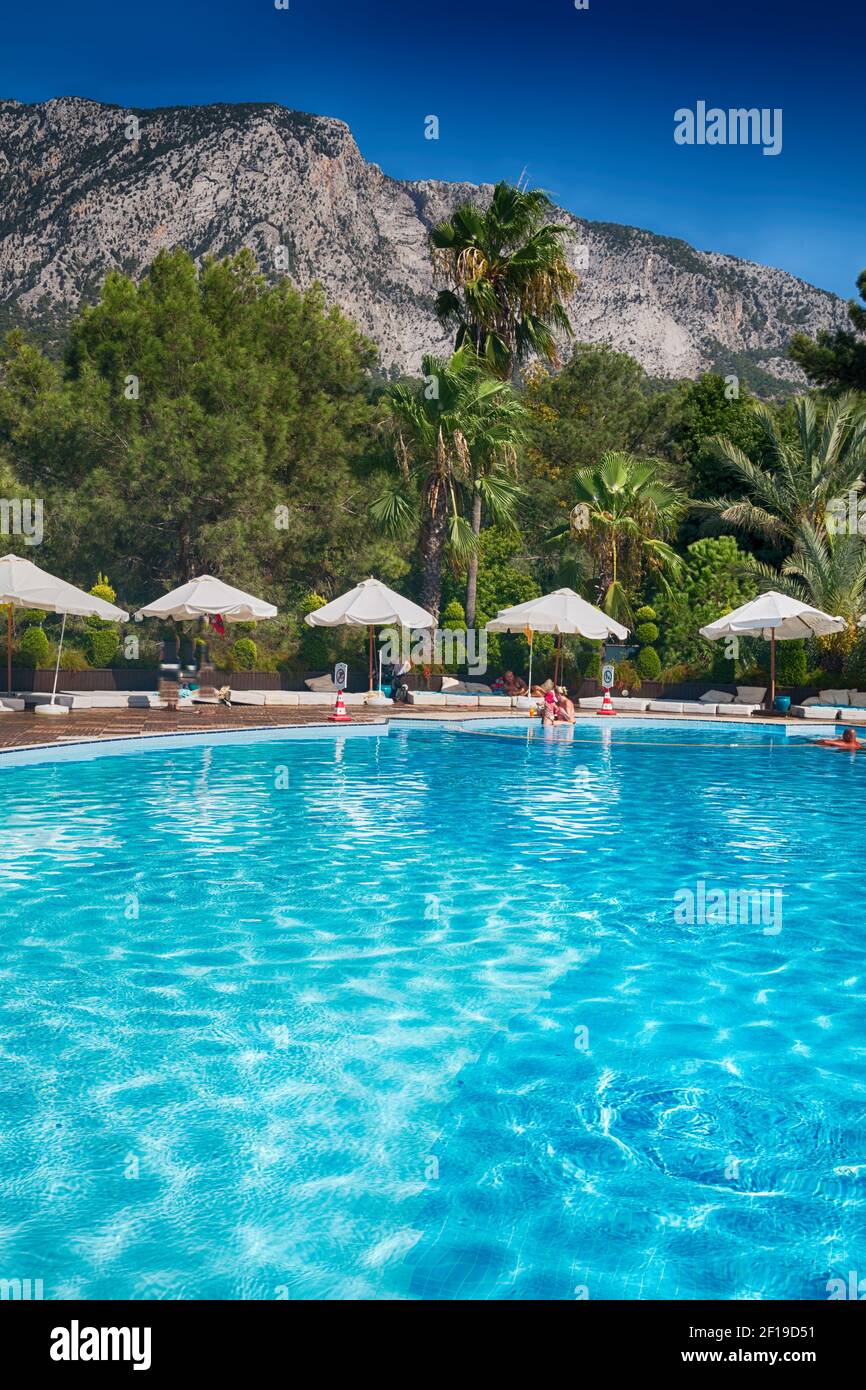 In turkey resort pool luxury vacation Stock Photo - Alamy