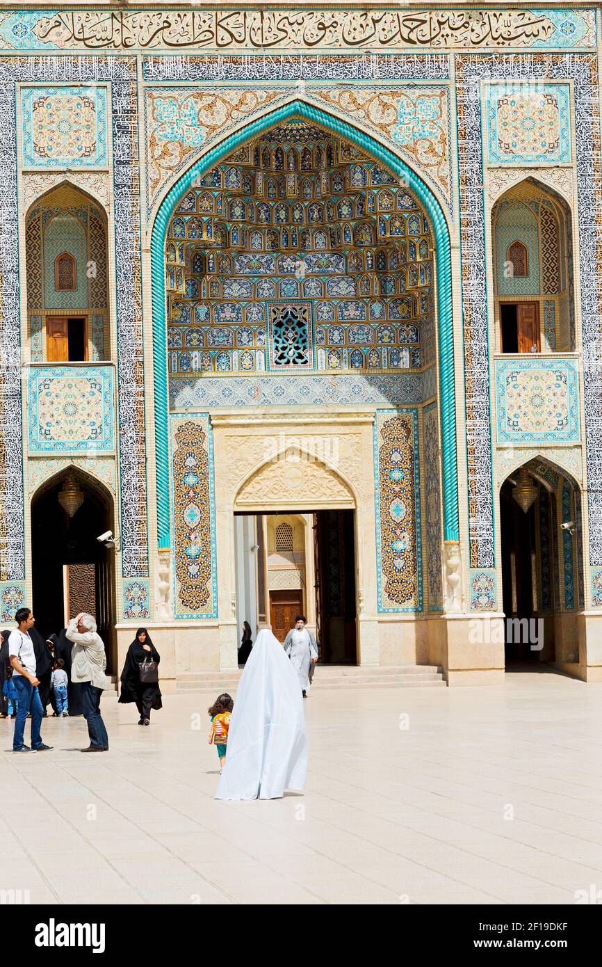 In iran the old mosque Stock Photo - Alamy