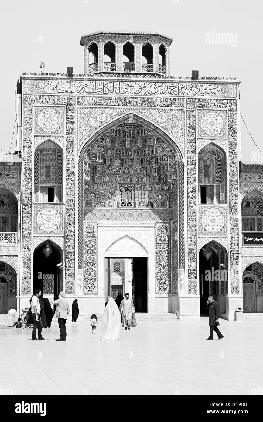 In iran the old mosque Stock Photo - Alamy