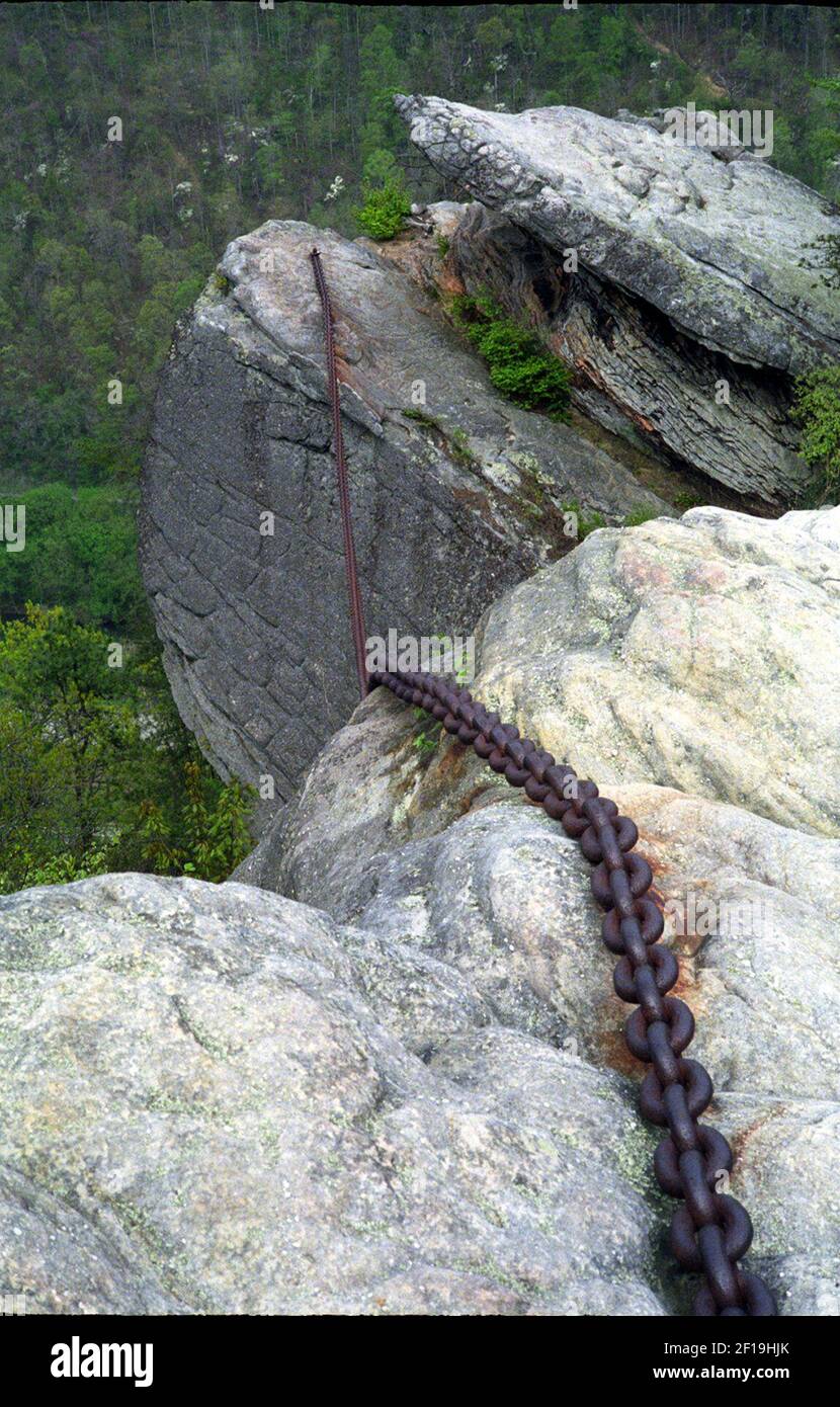 KRT TRAVEL STORY SLUGGED: UST-CHAINEDROCK KRT PHOTOGRAPH BY BOB DOWNING ...