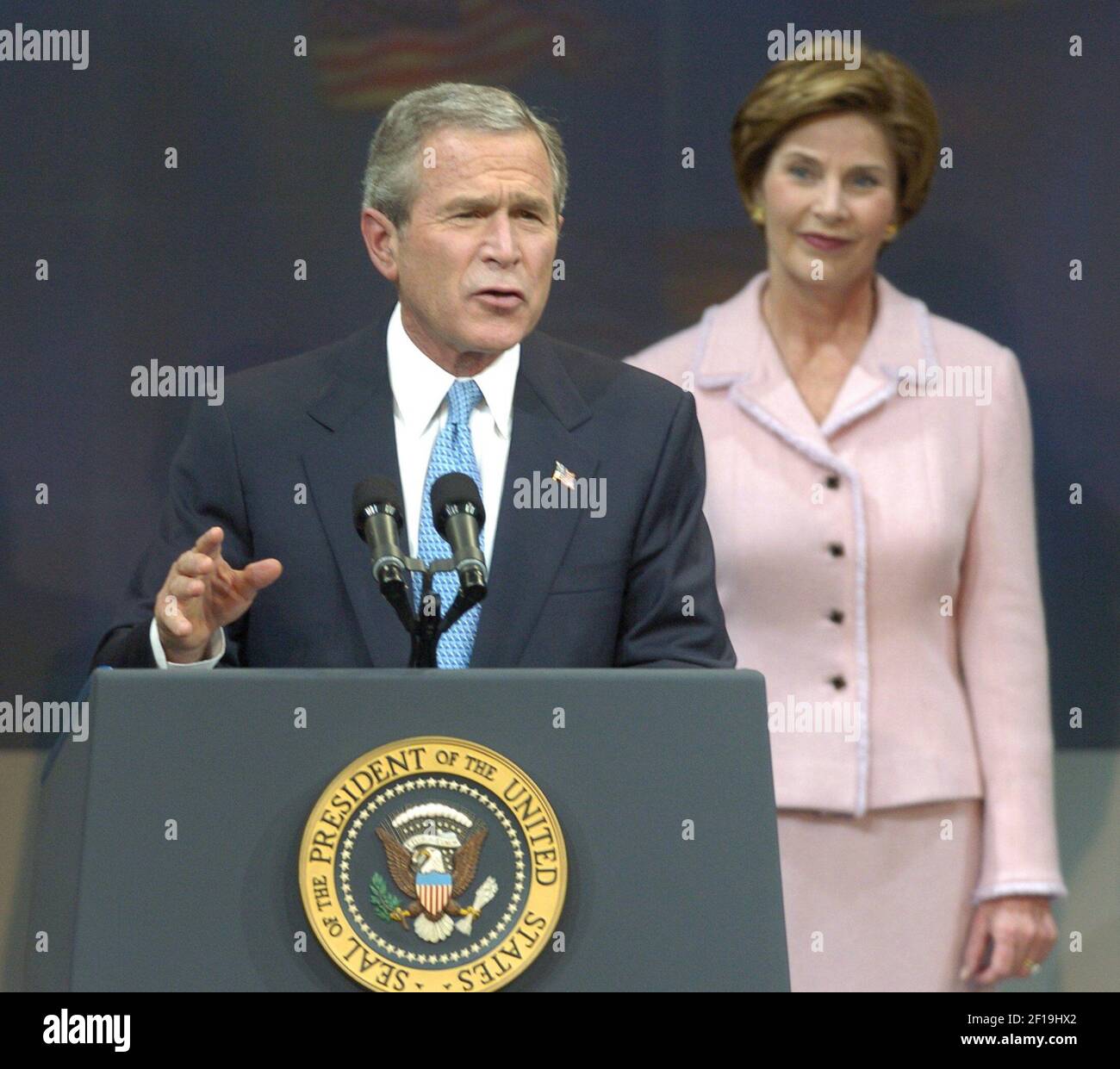 KRT US NEWS STORY SLUGGED: ELECTION-BUSH KRT PHOTOGRAPH BY STEVE ...