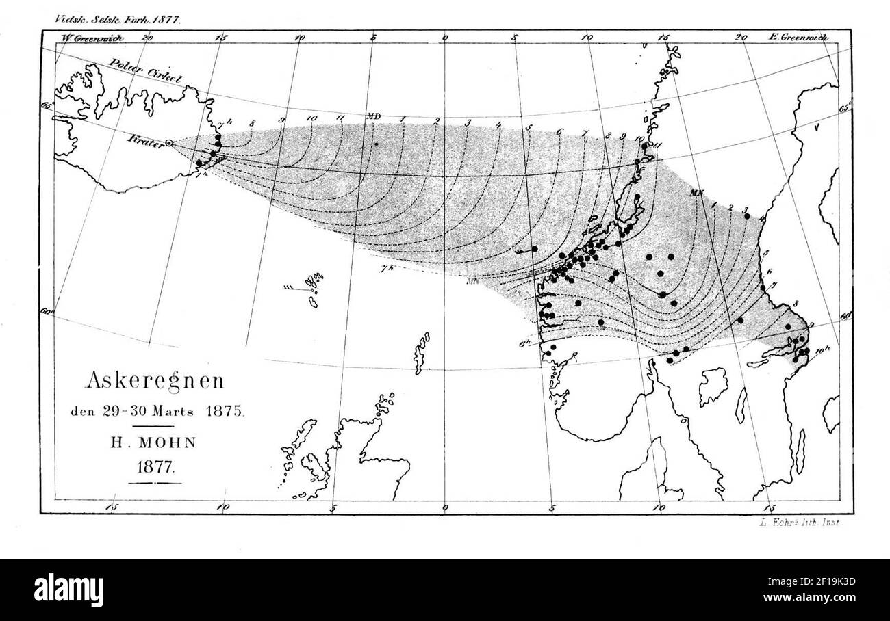 Ancient volcano map Black and White Stock Photos & Images - Alamy