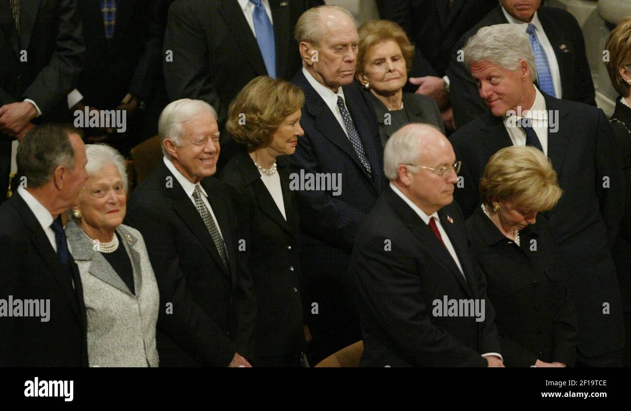 Gerald Ford Funeral Bush