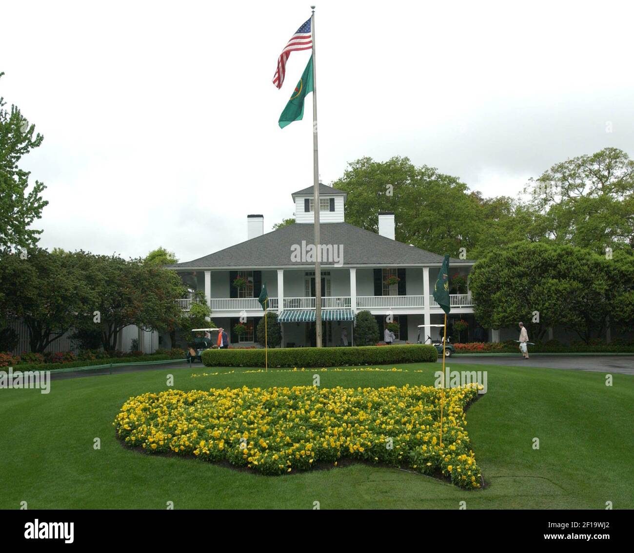 The Clubhouse at Augusta National Golf Club. Photo by Todd Bennett 4/10 ...