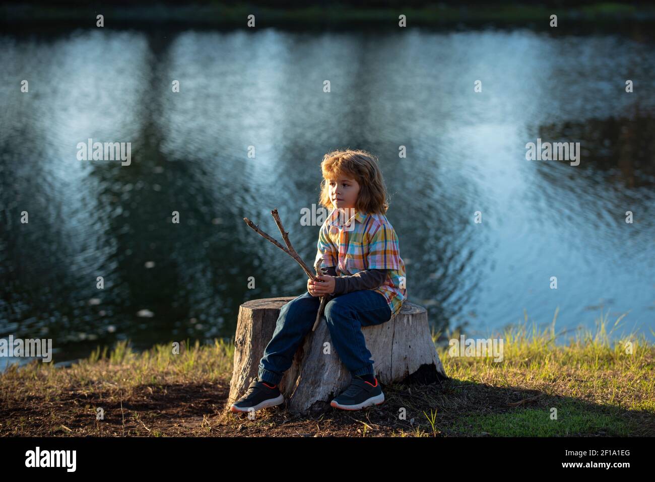 Lonely kid. Loneliness alone child. Children anxiety depression, mental ...