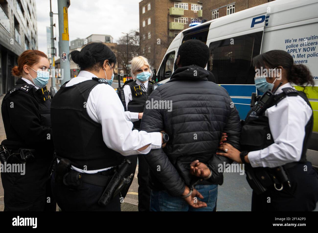 Police Arrest Woman 2300
