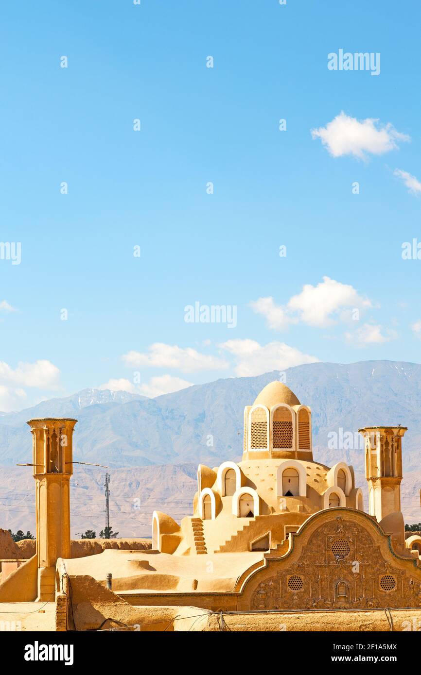 In iran the old building roof Stock Photo - Alamy