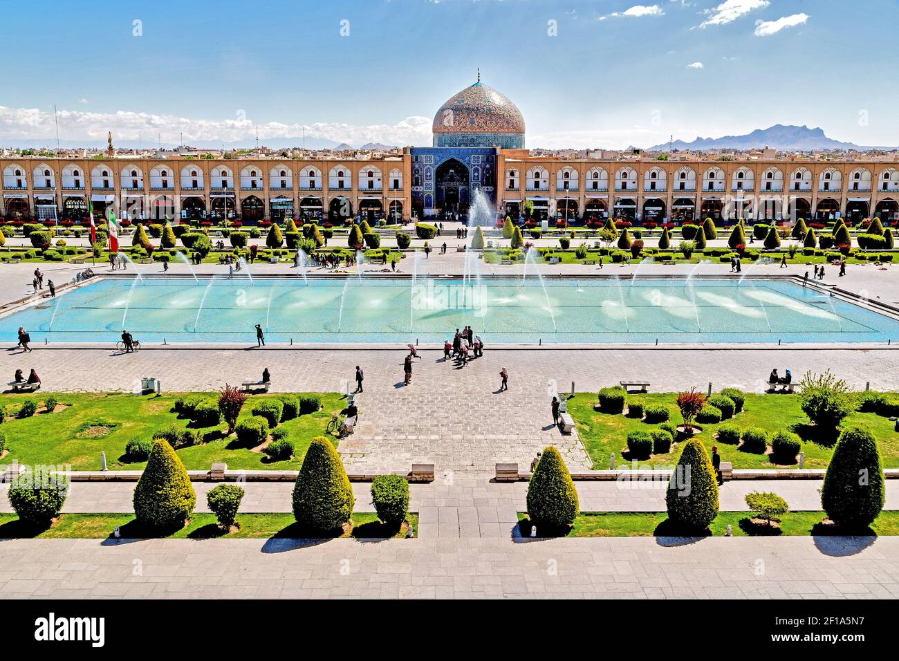 In iran the old square Stock Photo - Alamy