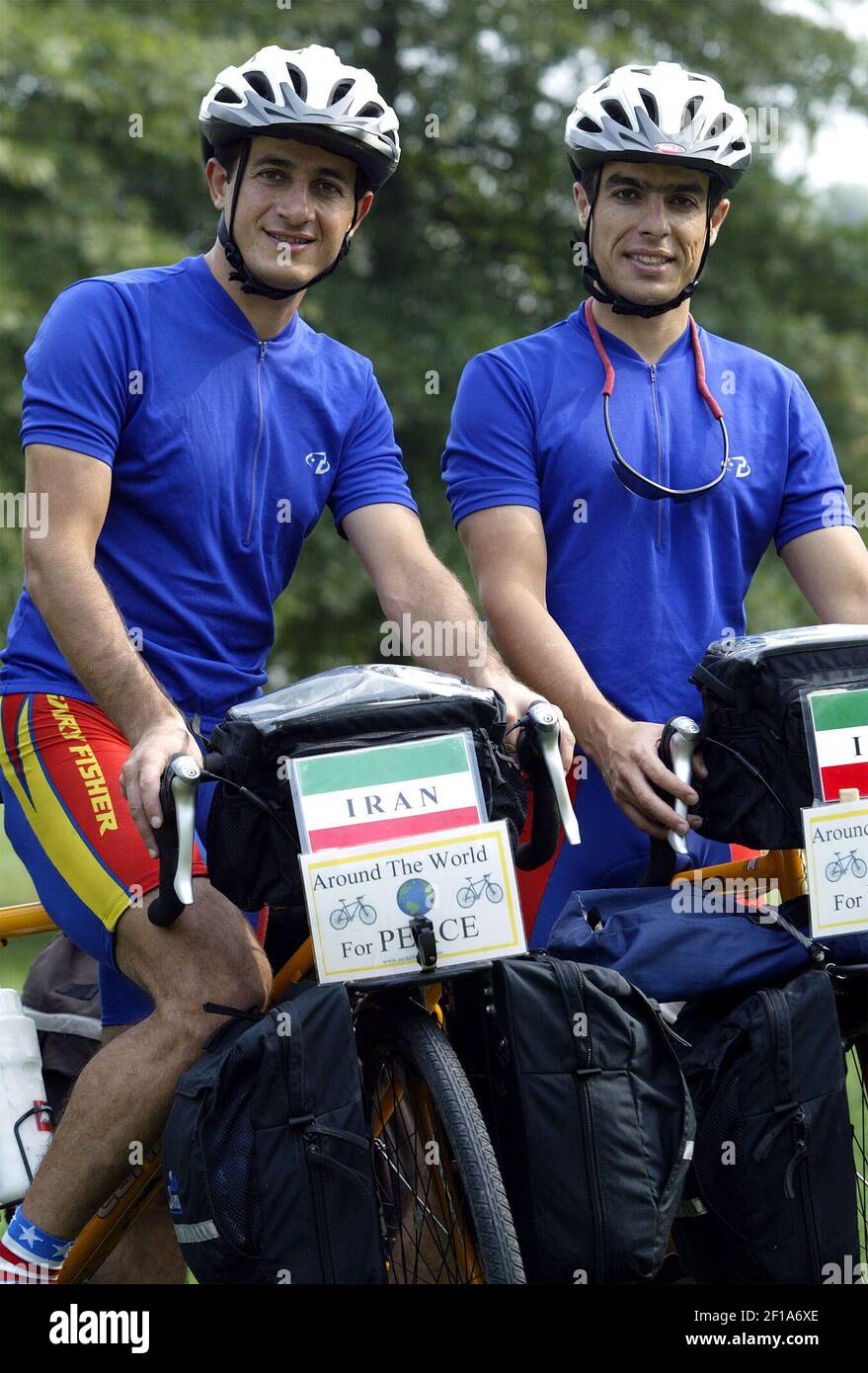 US NEWS STORY SLUGGED: IRANIANBICYCLISTS KRT PHOTOGRAPH BY CHUCK KENNEDY/KRT (October 4) FALLS ...