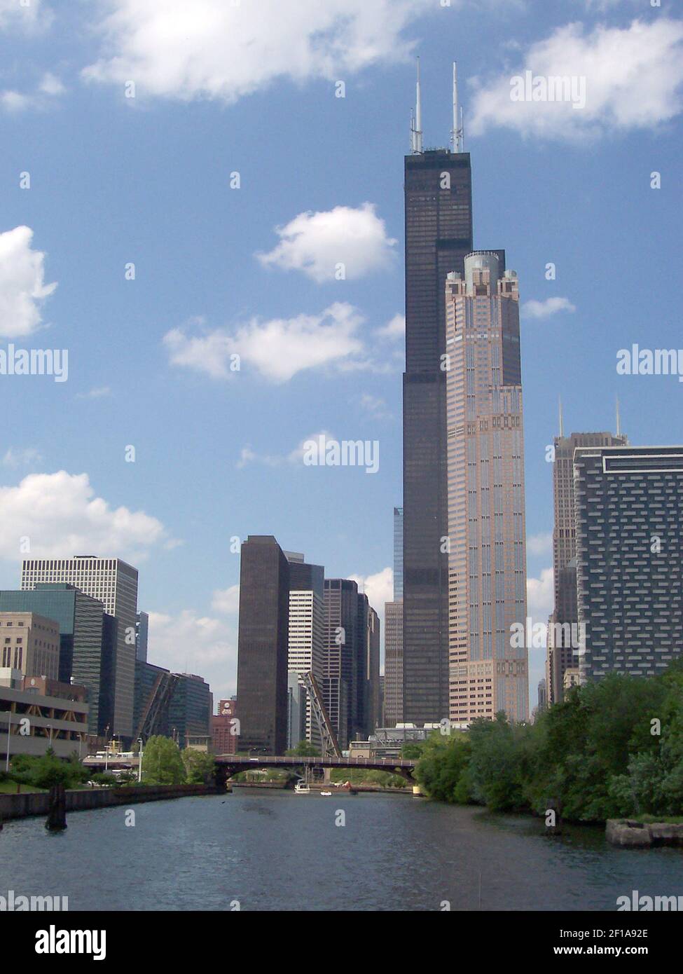 The 110-story Willis Tower, formerly known as the Sears Tower, is still ...