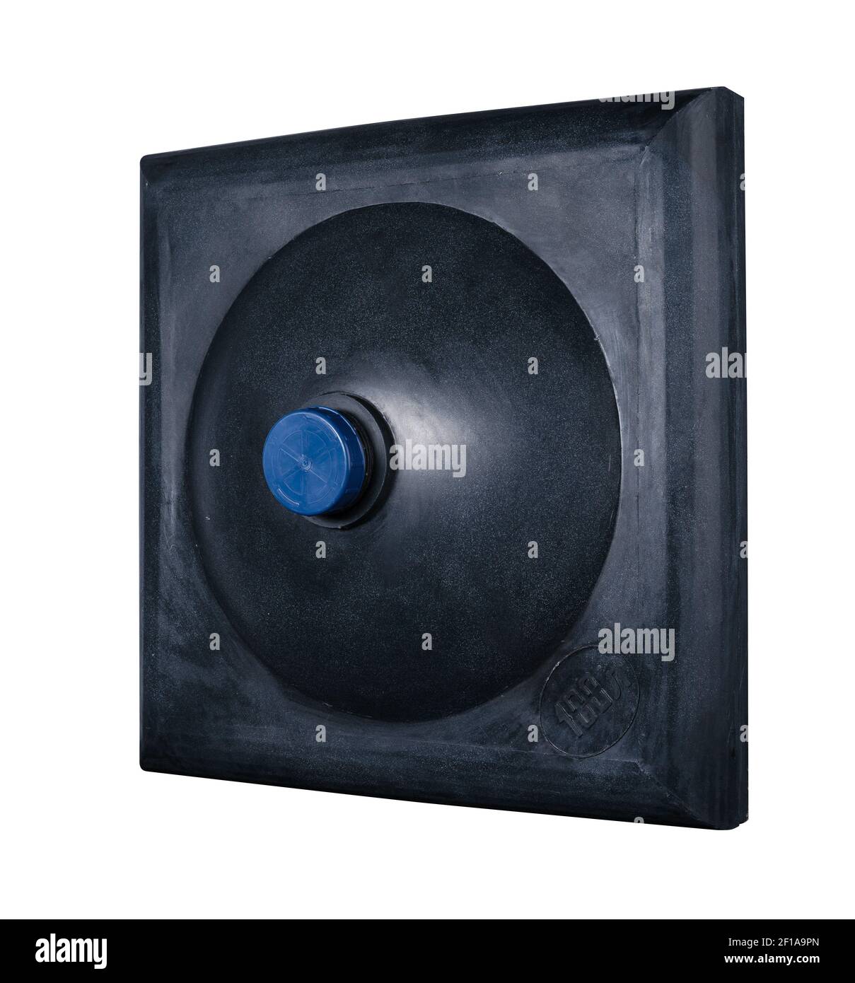 Flat plastic water tank isolated on white background Stock Photo - Alamy