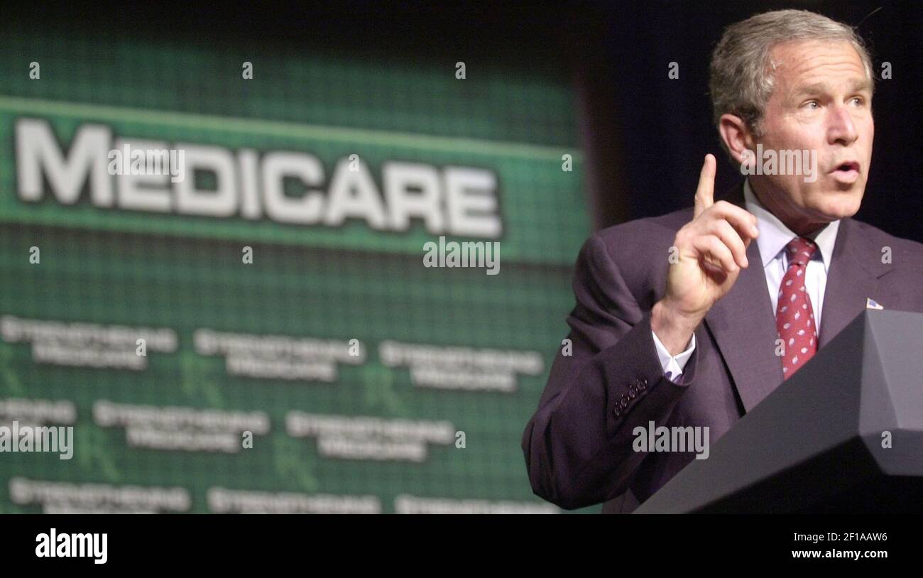 KRT US NEWS STORY SLUGGED: BUSH KRT PHOTOGRAPH BY SHERRI LAROSE/ST ...