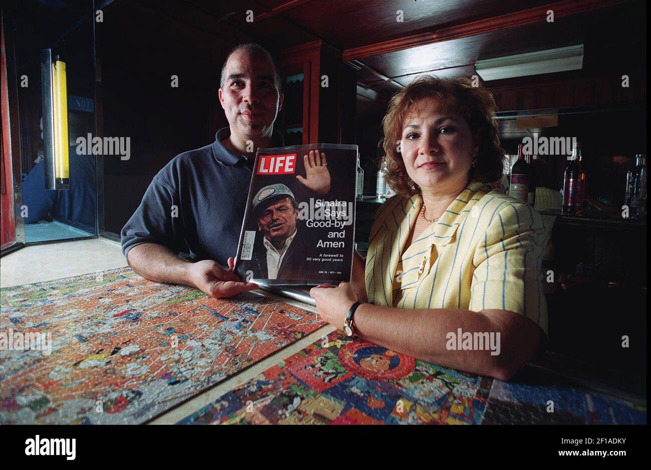 KRT NEWS STORY SLUGGED: SINATRA-NJ KRT PHOTOGRAPH BY JAMES W. ANNESS ...