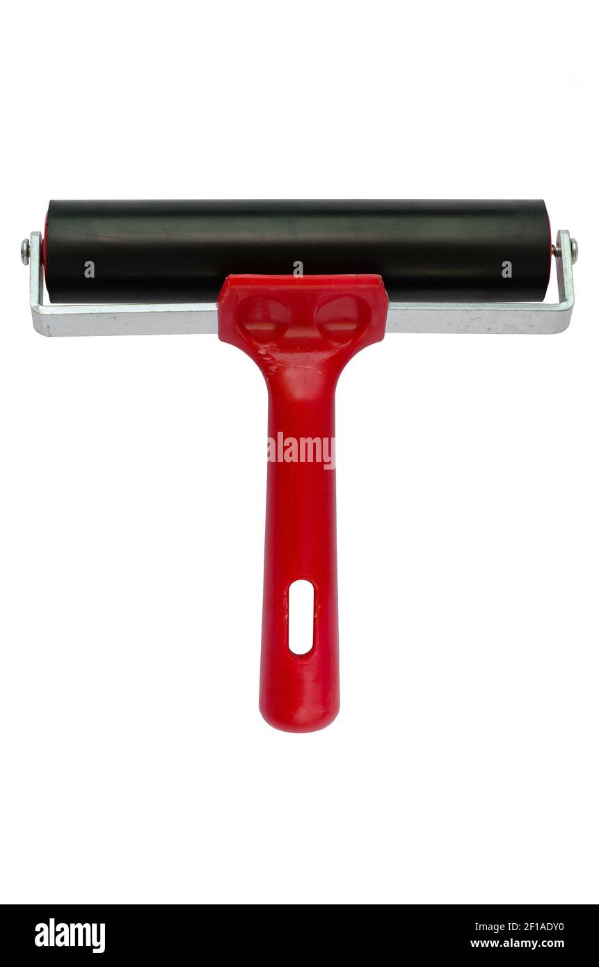 Roller Isolated on White Background Stock Photo - Alamy