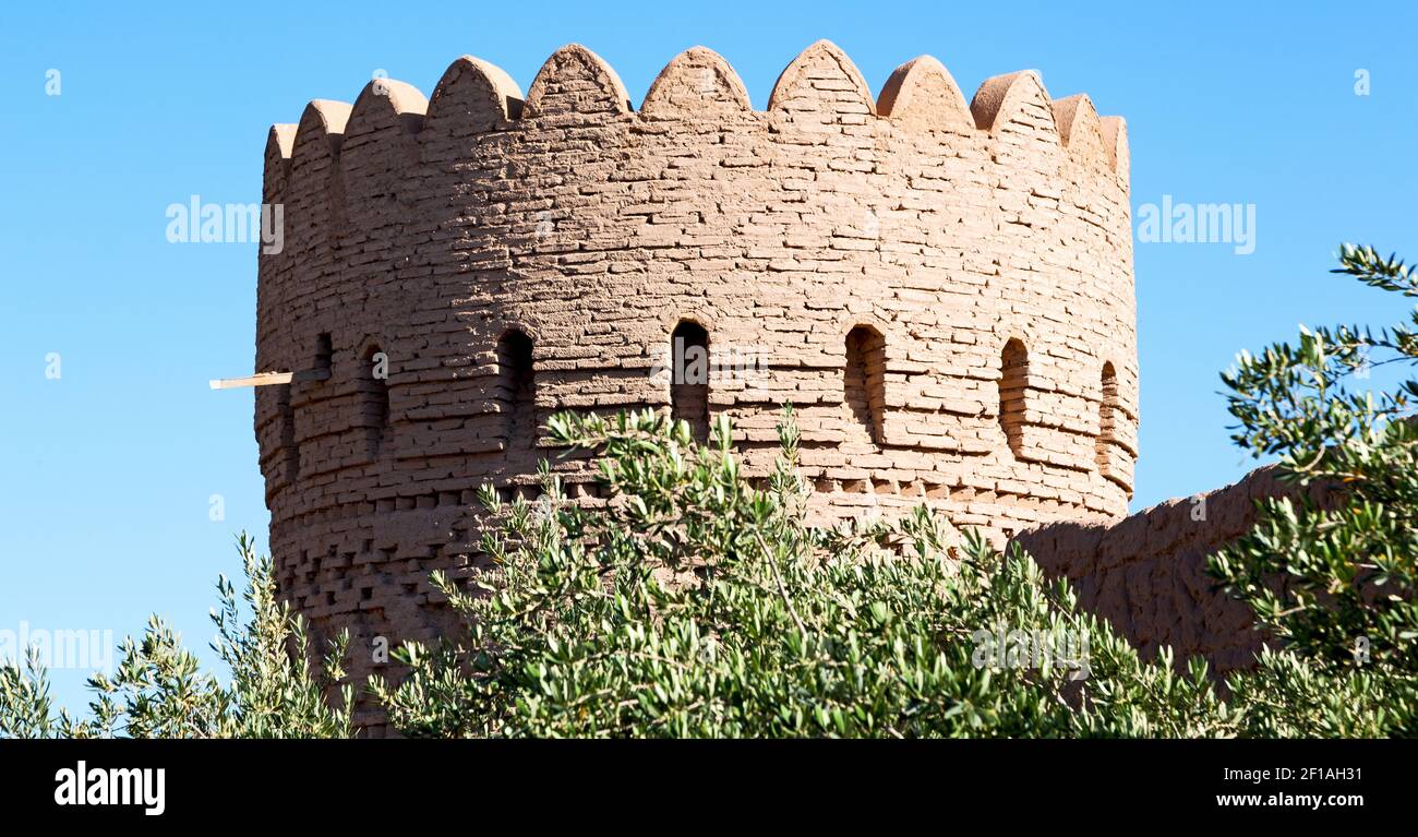 In iran the old castle Stock Photo - Alamy