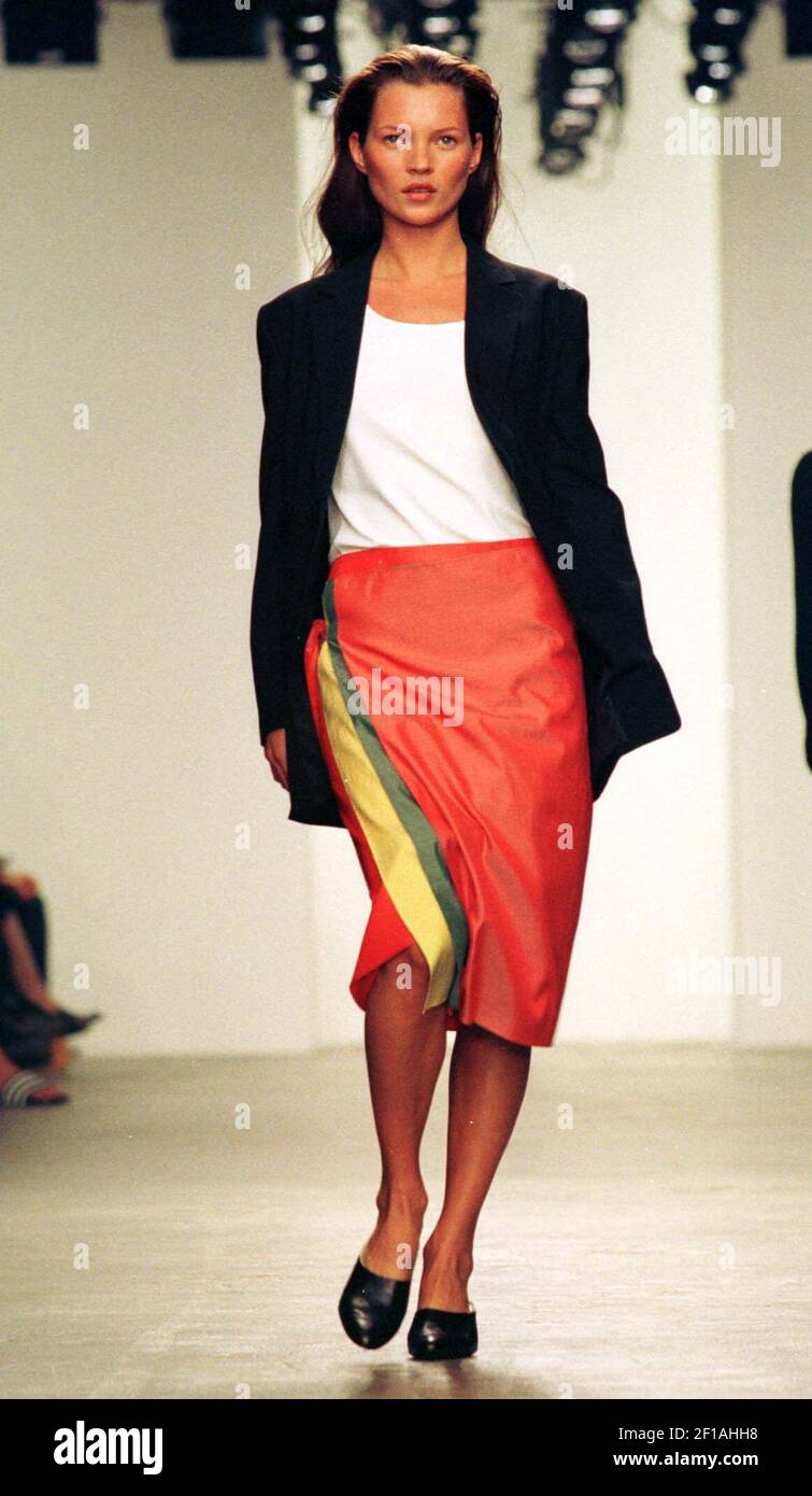 Kate Moss Calvin Klein Runway