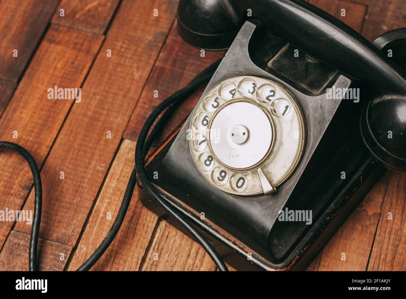 retro telephone nostalgia old technology communication wooden ...