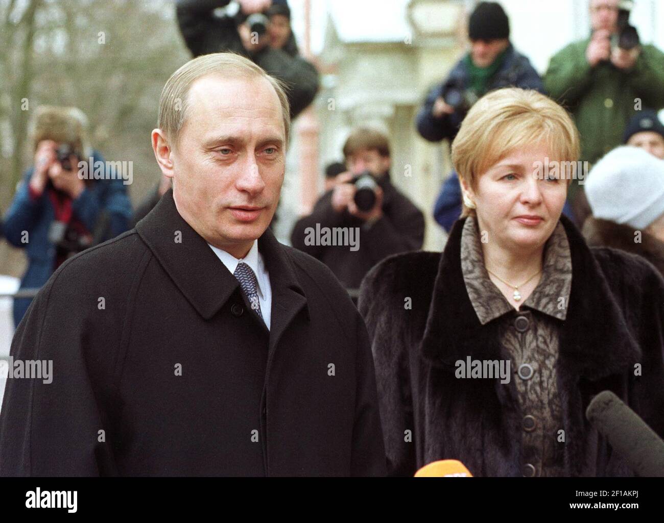 President vladimir putin and his wife lyudmila putin hi-res stock ...