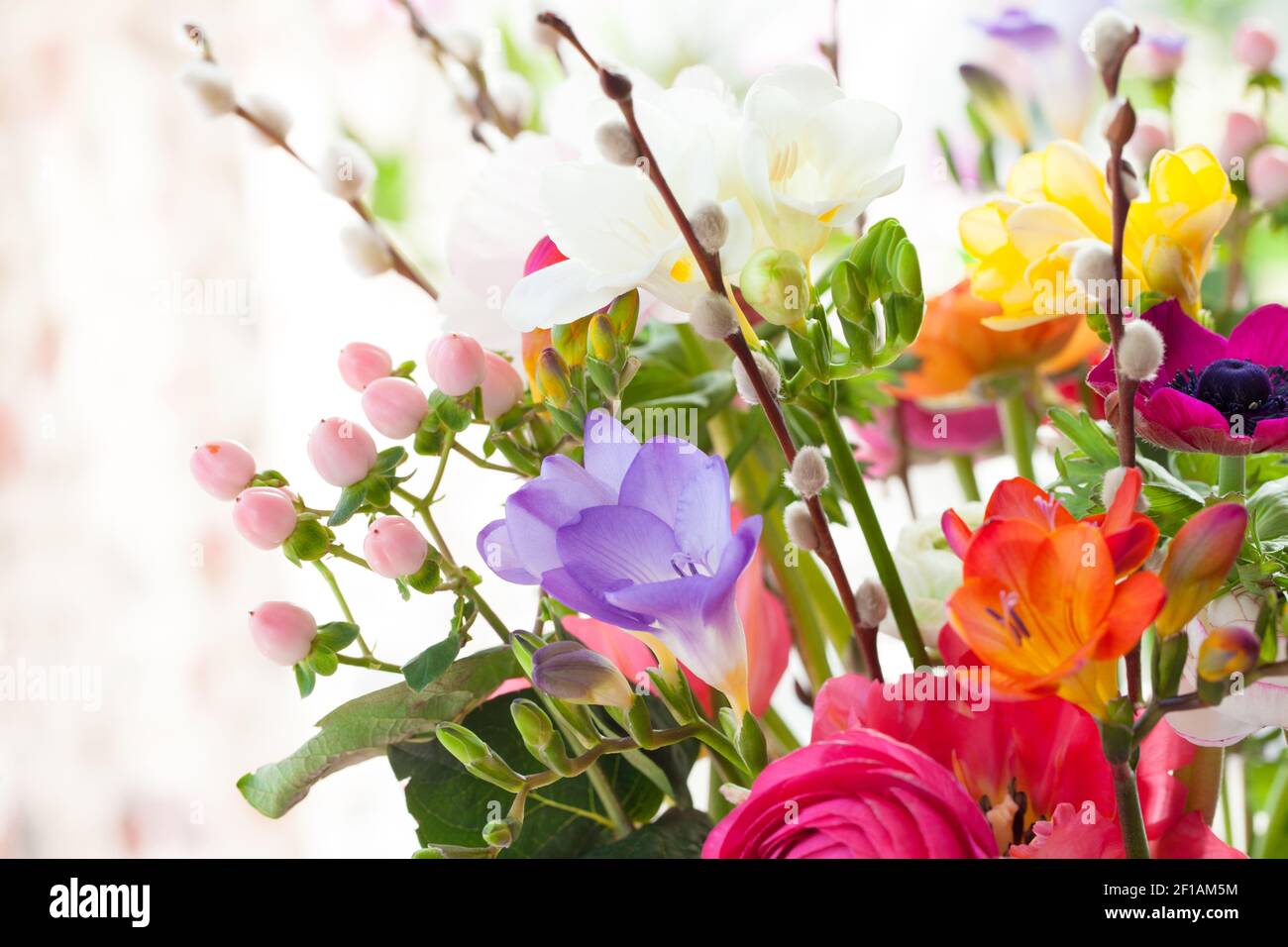Colorful spring flowers Stock Photo - Alamy