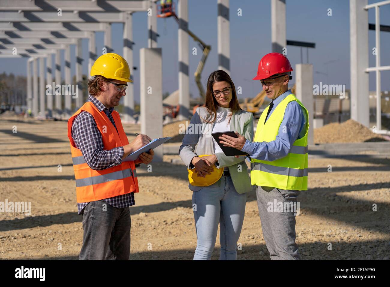 Business, Building, Teamwork and People Concept. Construction Business ...